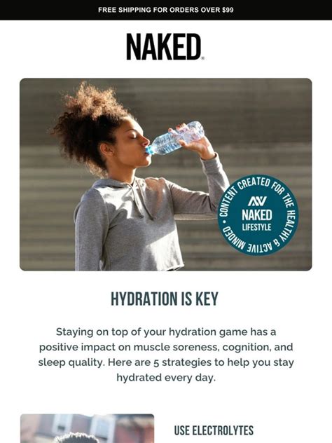 Naked Nutrition Practical Tips To Stay Hydrated This Summer Milled