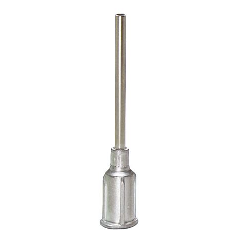 Stainless Steel Dispensing Tip With Aluminum Hub