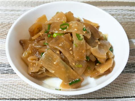 아작아작한 무장아찌 무침