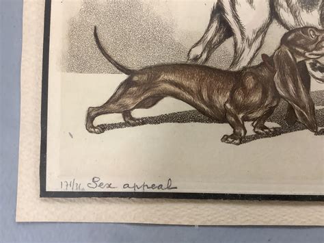 Lot Signed Limited Edition Print Sex Appeal Print X In