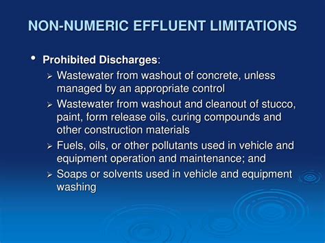 PPT EPA CONSTRUCTION DEVELOPMENT EFFLUENT LIMITATIONS GUIDELINES PowerPoint Presentation