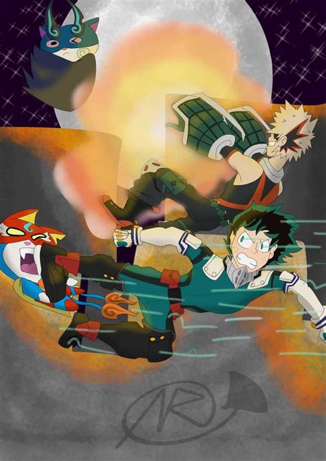 Yo Kai Watch X Mha By Nibinkblotchen On Deviantart