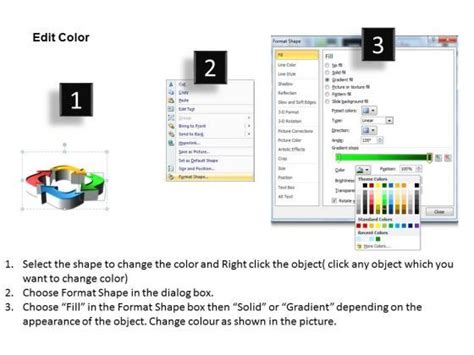 Ppt D Arrows Symbol Operations Management PowerPoint Templates