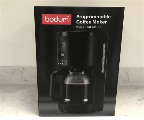 Bodum Programmable Coffee Maker Brilliant For Basic Coffee Homes