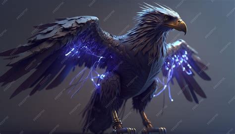 Premium Photo Robotic Eagle