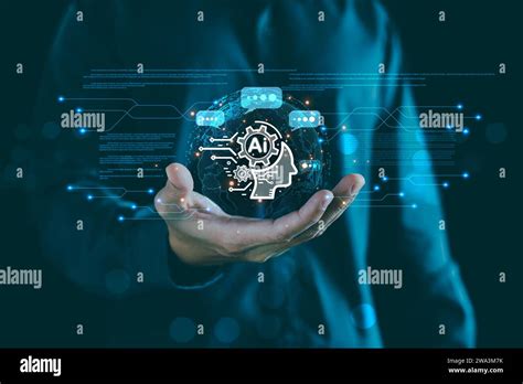 Chatbot Chat With Ai Tech Concept Businessman Using Artificial