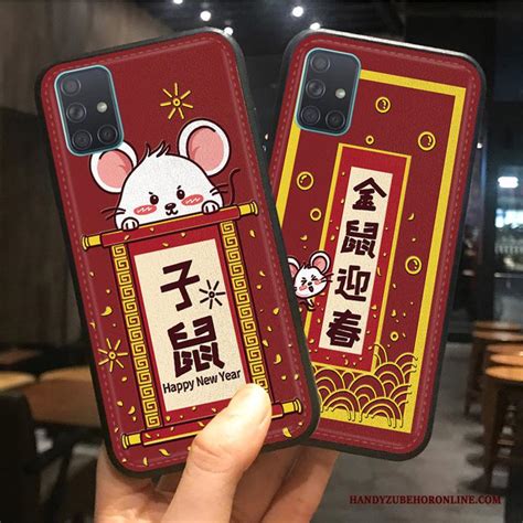 Samsung Galaxy A Hoesje Telefoon Ster Mooie Blauw Spotprent Zacht Patroon På Nätet