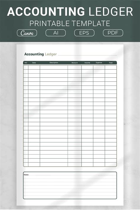 Free Printable Ledger Sheets Fanny Printable