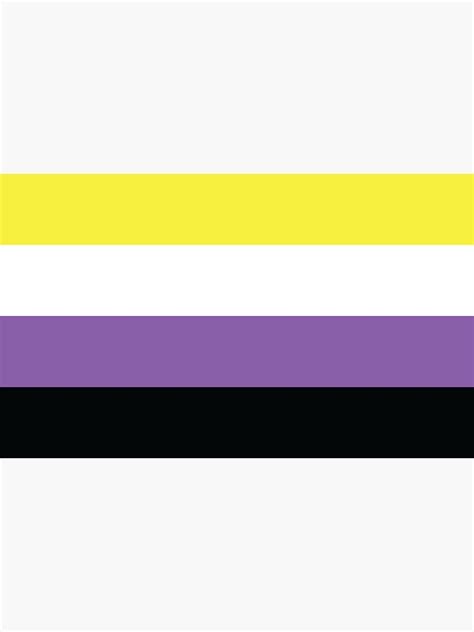 Non Binary Pride Flag Sticker For Sale By Lgbtshoppe Redbubble