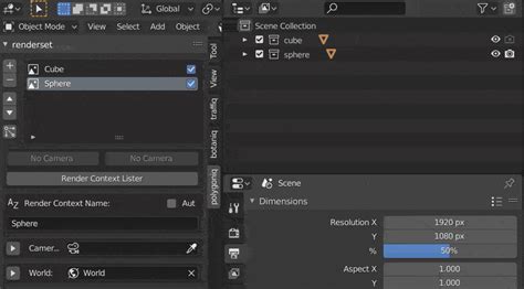 Render Context Renderset