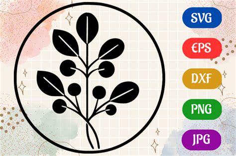 6 Eucalyptus Svg Designs And Graphics