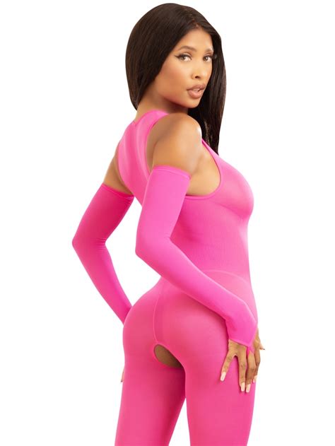 Hot Pink Bodysuit Pink Miami Distro