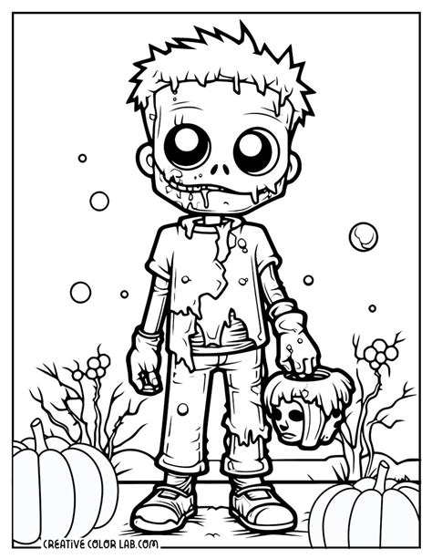Coloring Pages Of Zombies Collection To Color