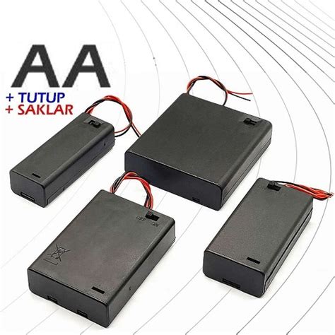 Jual Rumah Box Holder Battery Aa X 1 2 3 4 Tempat Baterai Charger