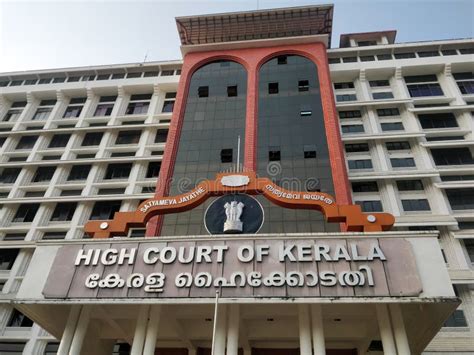 Kerala High Court Premise View Editorial Photo Image Of High View