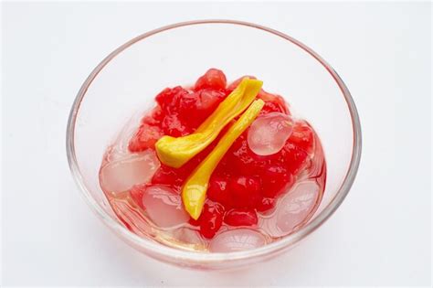 Premium Photo Red Ruby In Sweet Coconut Milk