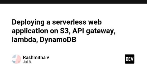deploying a serverless web application on s3 api gateway lambda