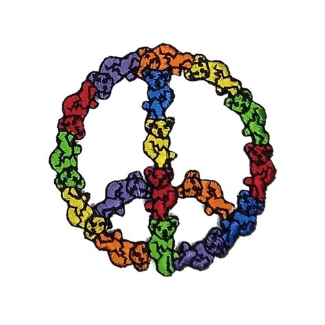 Dancing Bear Peace Patch Threddies