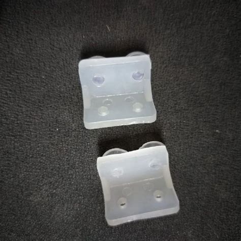 L Shape Pp Double Shelf Button For Glass Door Fitting At Rs 2piece In