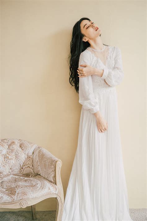 經典復古的優雅及唯美，3款絕美古典婚紗推薦 唯諾法式婚紗禮服 Veronica Wedding Party Dress