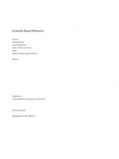 format for report submission pdf