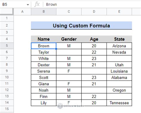 Google Sheets Highlight Row If Cell Is Empty OfficeWheel