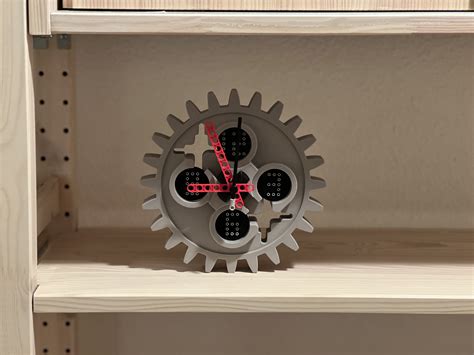 Lego Technic Gear Inspired Clock X187 By Woelpi Download Free Stl