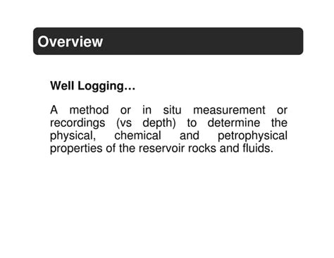 Formation Evaluation Chapter 1 Pdf Geology Science