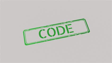 Code Stamp Free Stock Video Footage Download Clips