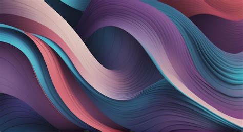Premium Photo Flowing Waves Abstract Background Illustrating Fluid Motion