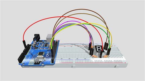 Aula 16 Display 7 Segmentos Ânodo Comum Download Free 3d Model By