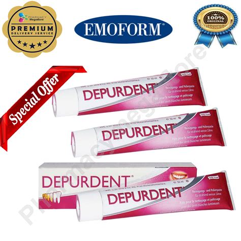 Emoform Depurdent Swiss Specific Toothpaste For Teeth Whitening 50ml