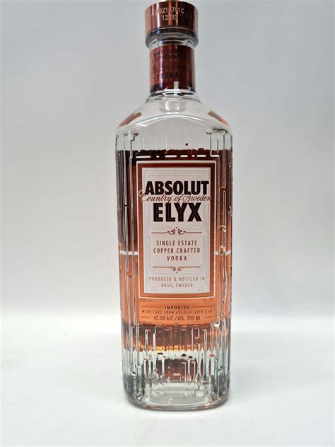 Lot Absolut Elyx Vodka 700ml