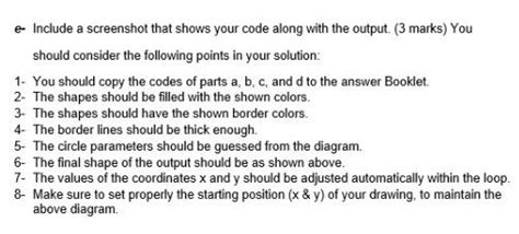 Solved Question 3 30 Marks Turtle Graphics Is A Python