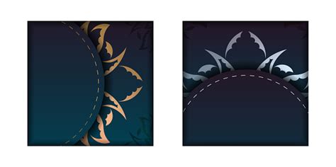 그라데이션 블루 그라데이션 브로셔 템플릿 그리스 골드 장식 타이포그래피 준비 0명에 대한 스톡 벡터 아트 및 기타 이미지 0