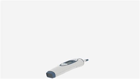 Ergonomic Digital Tympanic Thermometer 3d Model With Disposa By 7dmax