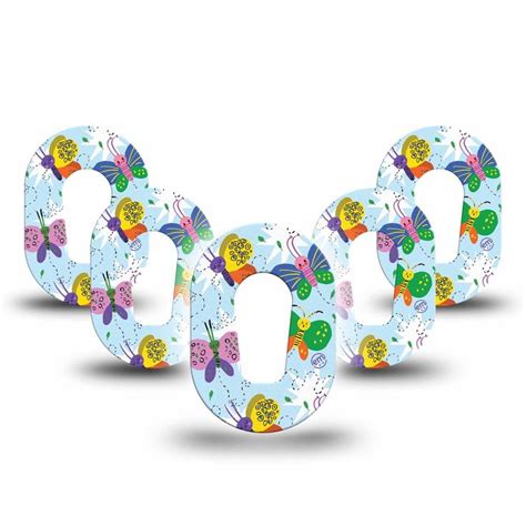 Expressionmed Cute Butterflies Dexcom G6 Mini Patch Cute Butterfly