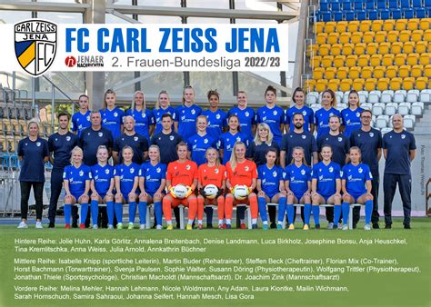 Jenaer Nachrichten Fc Carl Zeiss Jena Die Mannschaftsfotos Sind Da
