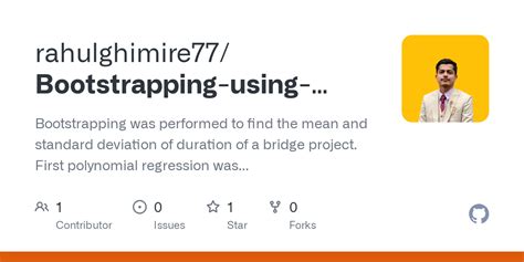 github rahulghimire77 bootstrapping using python bootstrapping was