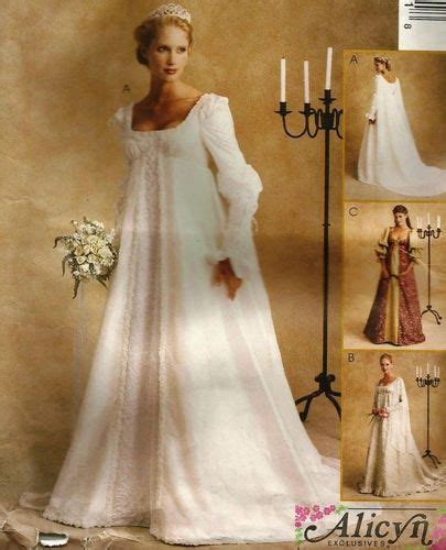 Patentes De Robes De Mariée Robes De Mariée Médiévales Robe De Mariee