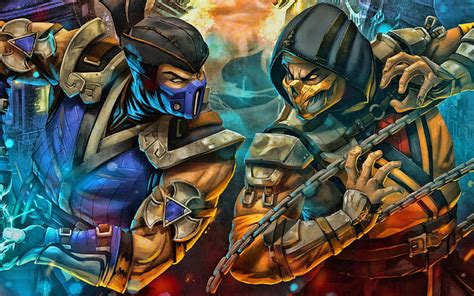 Mortal Kombat Wallpaper Sub Zero And Scorpion