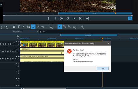 Microsoft Visual C Runtime Error