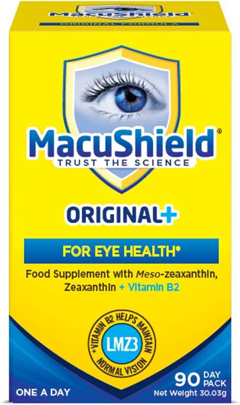 Macushield Original Plus Capsules 90 Day Pack Eye Health Food