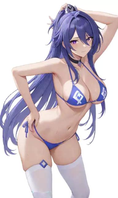 Acheron Honkai Star Rail Waifu Weatherproof Anime Sticker 6 Car Decal