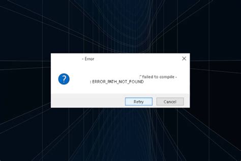 Error Path Not Found Simple Methods That Can Fix It