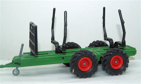 Siku 14294 Siku Forstanhänger Grün Bespielt Mit Gebrauchsspuren