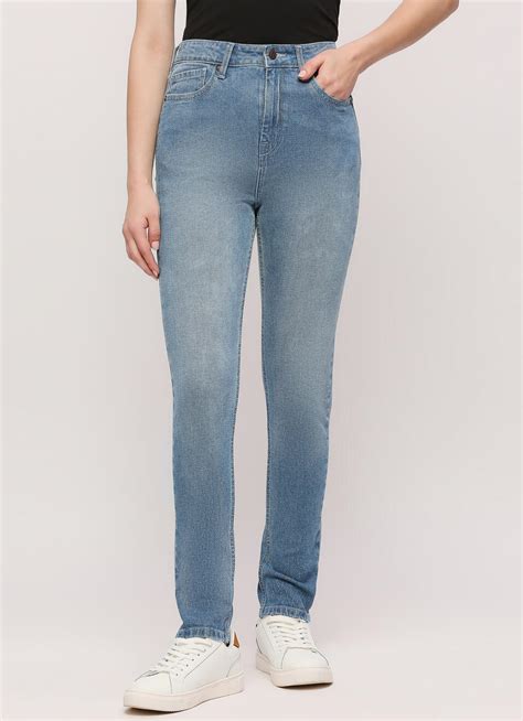 Dion Light Blue High Waist Skinny Fit Jeans Pepe Jeans India