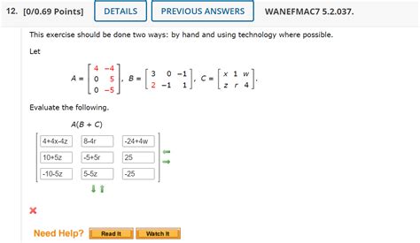 Solved This Exercise Should Be Done Two Ways By Hand And Chegg Com