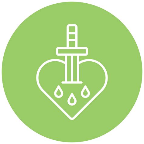 Bleeding Heart Icon Style 22041923 Vector Art At Vecteezy