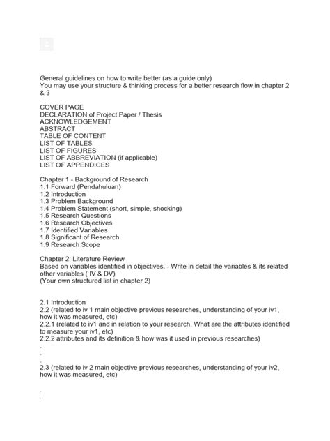 General Guidelines On How To Write Better Pdf